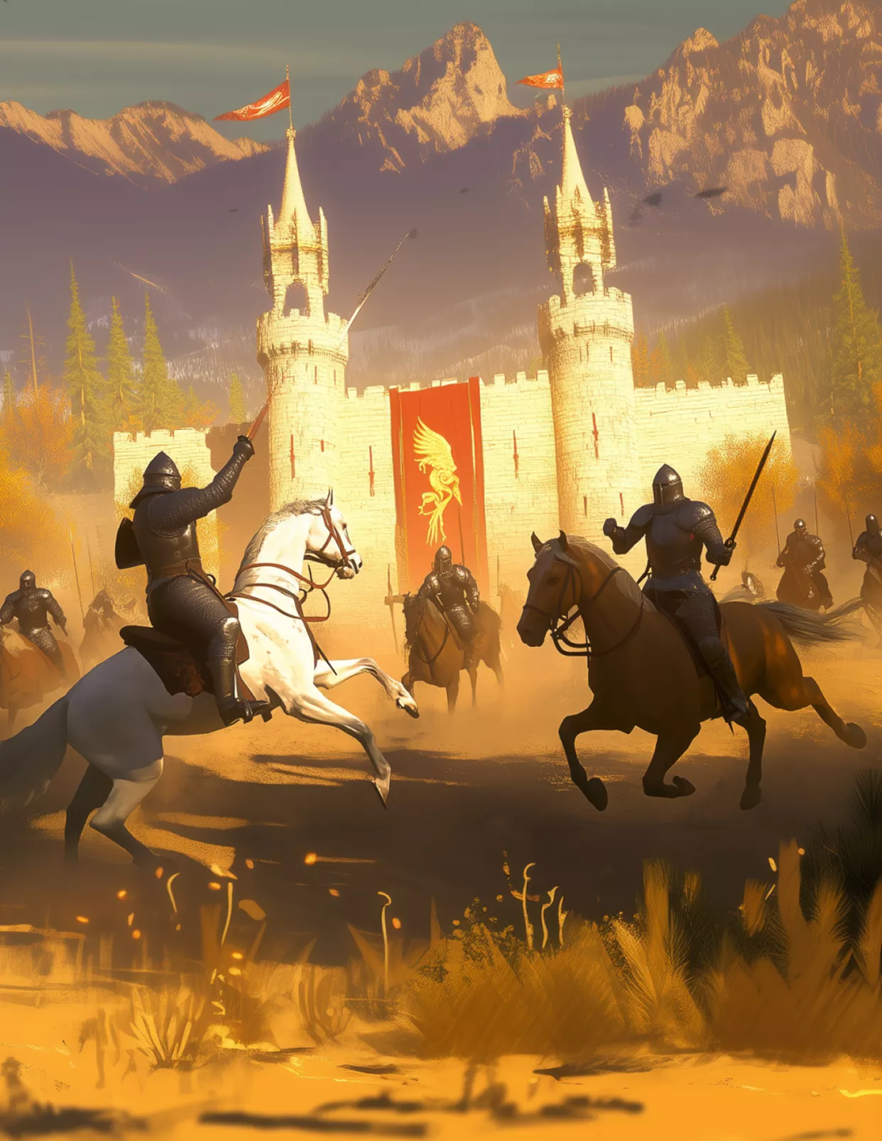 Medieval Arena | 5v5 Horse Combat Game Built in UE5